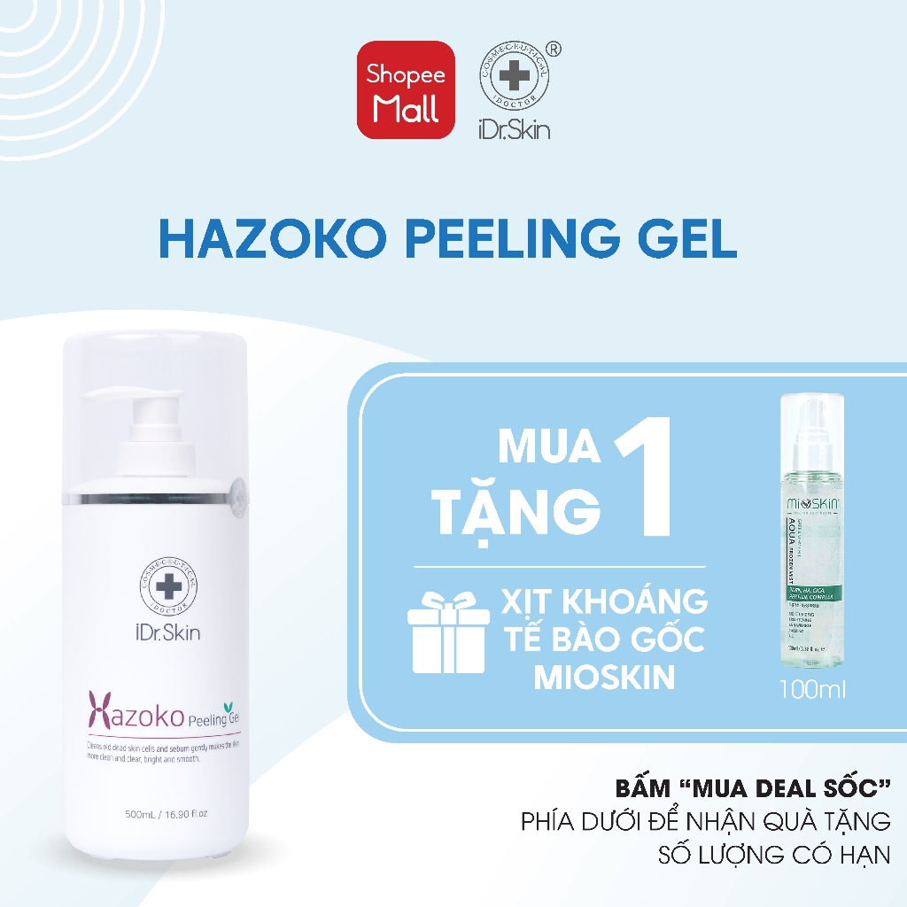 [iDr.Skin Chính Hãng] Gel tẩy da chết mặt IDr.Skin Hazoko Peeling Gel ...
