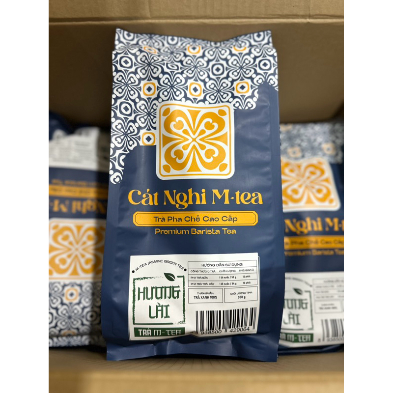 Trà xanh lài M-Tea Cát Nghi gói 500g pha trà sữa, trà trái cây (đổi bao bì mới) | Shopee Việt Nam