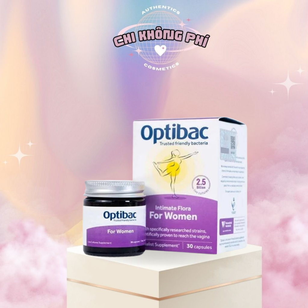 Men Vi Sinh Optibac Tím 30 Viên (Otipac For Women) | Shopee Việt Nam