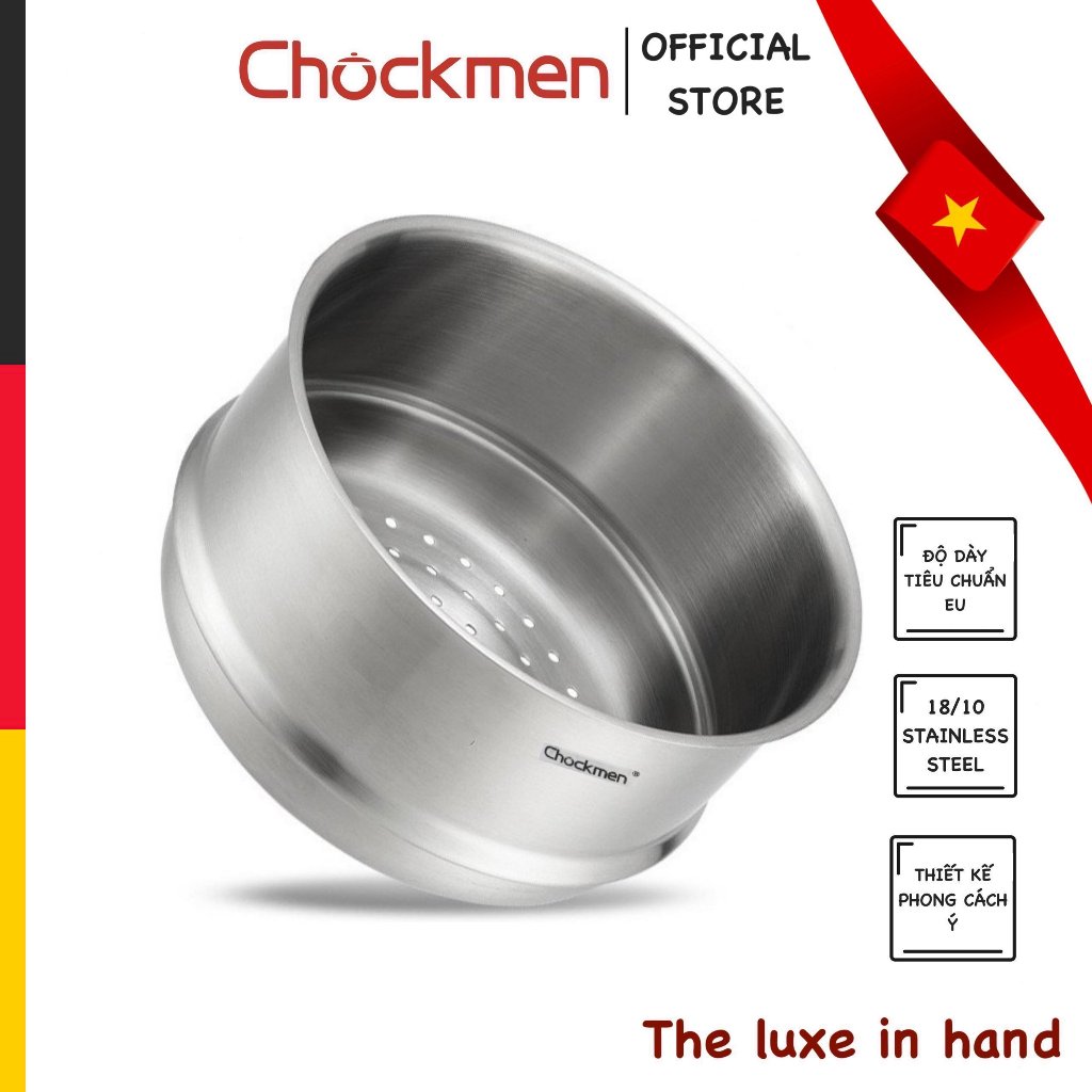 Khay Hấp KINSGEM by CHOCKMEN Size 16-18-20-24CM Inox 304 Xửng Hấp Xôi Đồ Ăn | Shopee Việt Nam