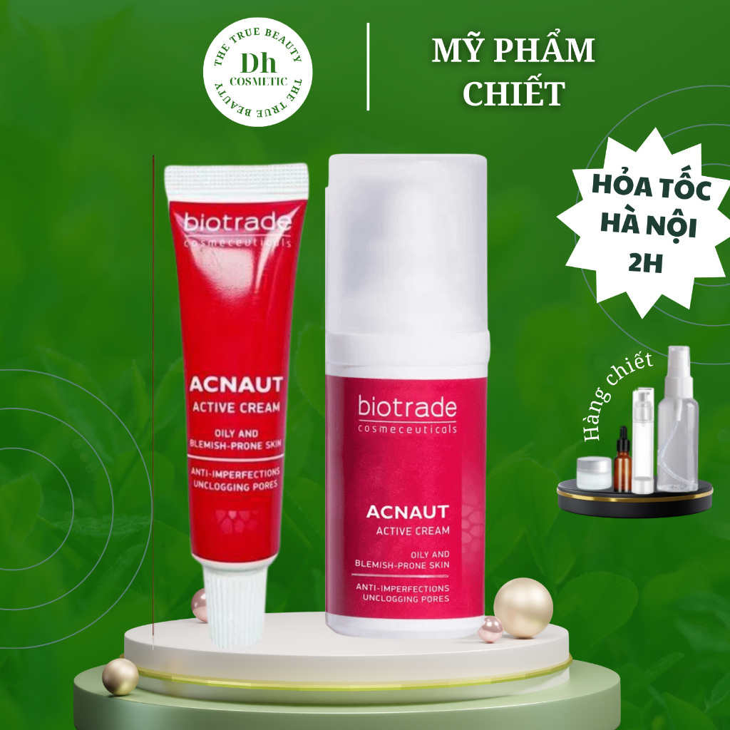 Chấm mụn Biotrade Acnaut Active Cream 10g và Active Lotion 15g | Shopee ...