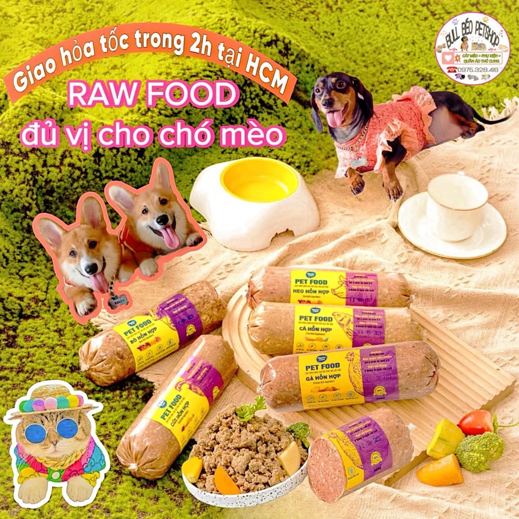 [ Giao Hỏa Tốc HCM ] Thức Ăn Cho Chó Mèo MASTERCARE FOR PET Thịt Tươi ...