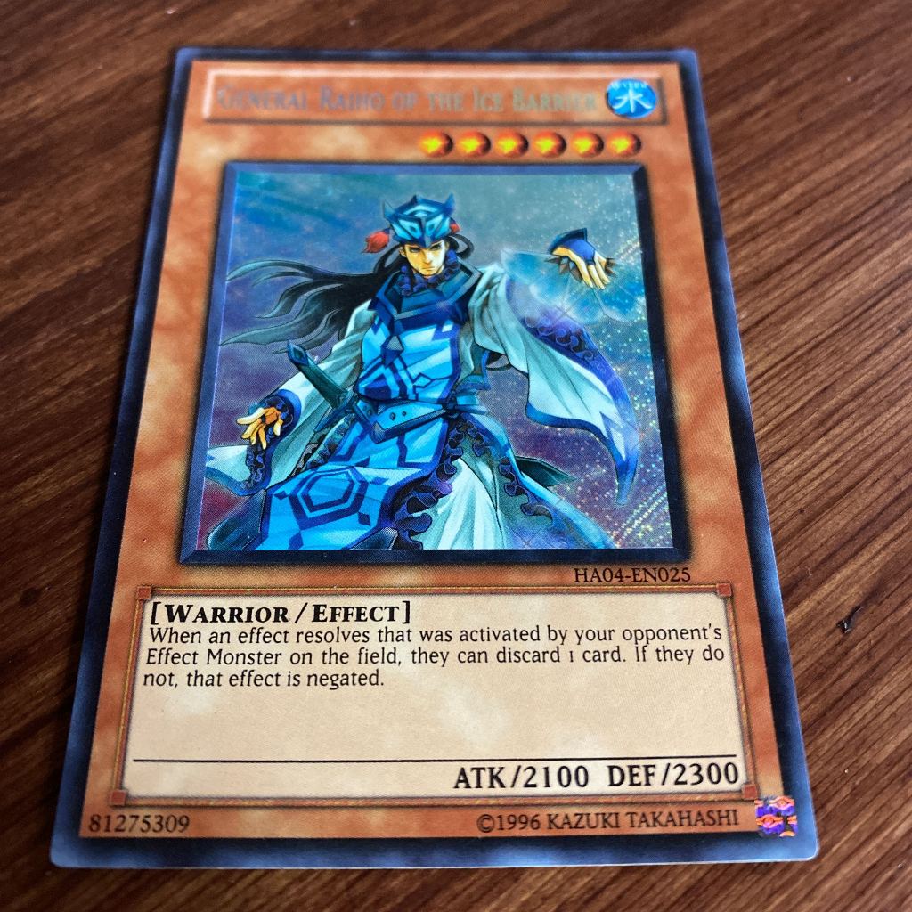 Thẻ bài YUGIOH - TCG - General Raiho of the Ice Barrier - HA04-EN025 ...