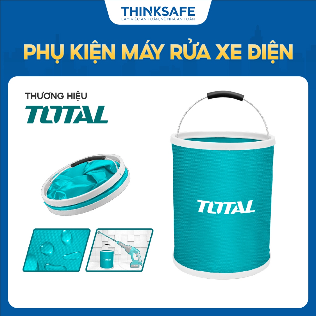 Phụ kiện máy rửa xe điện Total, cọ bàn chải xịt rửa, xô gấp gọn phân phối chính hãng - Thinksafe ...