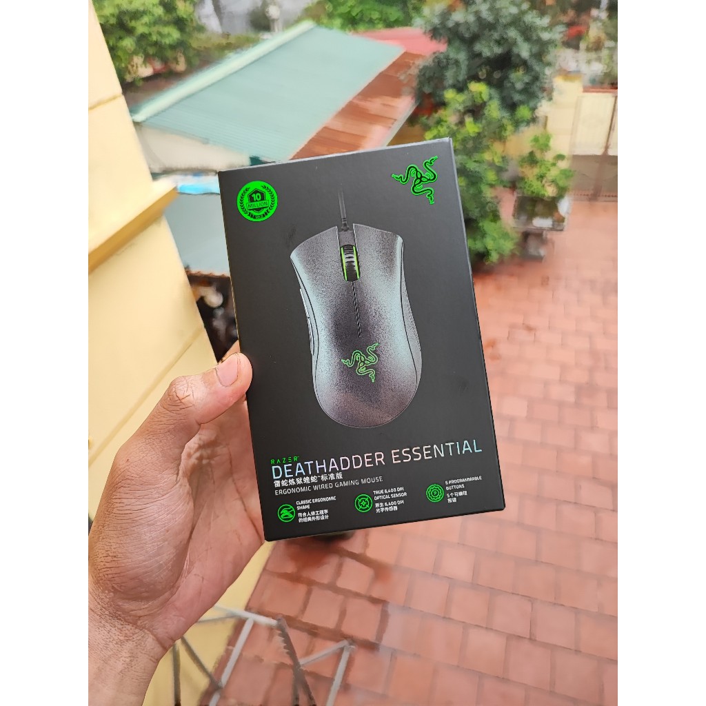 Chuột công thái học RAZER Deathadder Essential - hàng chính hãng bảo ...