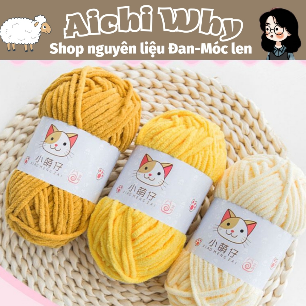 Len Nhung Mèo 6mm cuộn to 100g | Shopee Việt Nam