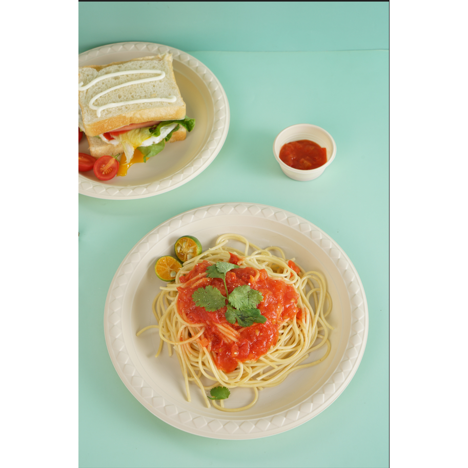 Đĩa tròn Homedeli từ tinh bột ngô | Shopee Việt Nam