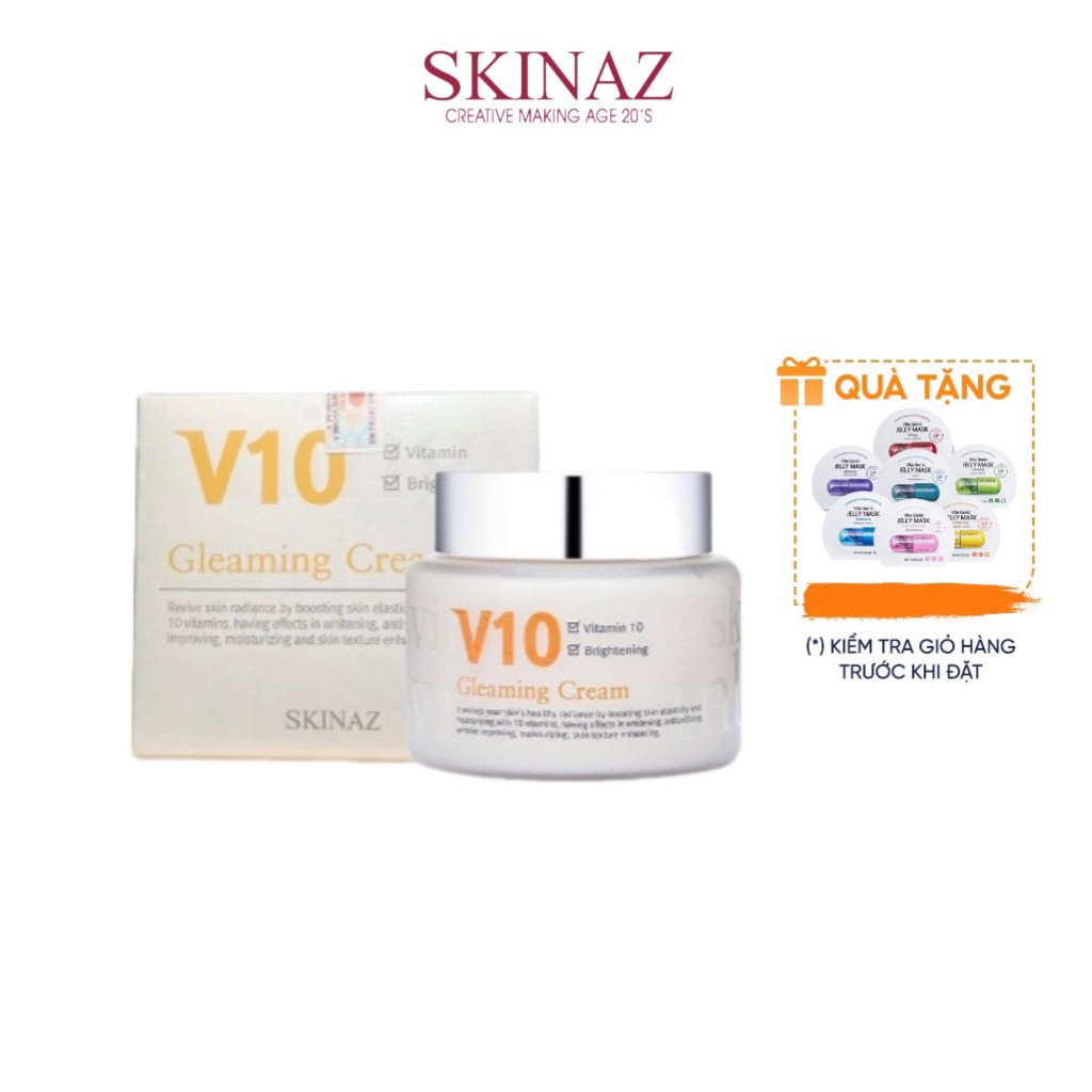 Kem V10 Skinaz Hàn Quốc Chính Hãng 100ml - V10 Gleaming Cream Skinaz ...