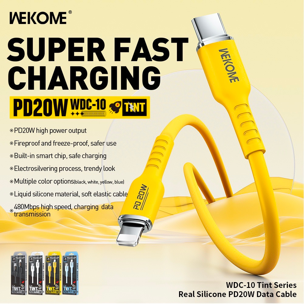 Củ sạc nhanh WEKOME 35W WP-U25 (2 Cổng) GaN,hỗ trợ PD/QC/PPS/FCP/SCP ...