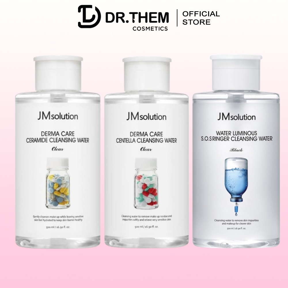 Nước Tẩy Trang Jmsolution Cleansing Water 500ml / 850ml (JM solution Centella/Ceramide/S.O.S ...
