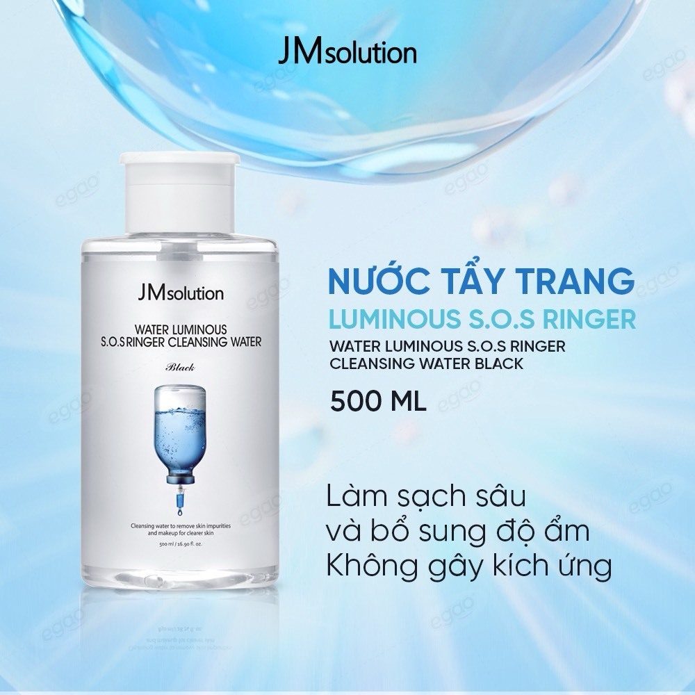 Nước Tẩy Trang Jmsolution Cleansing Water 500ml / 850ml (JM solution Centella/Ceramide/S.O.S ...