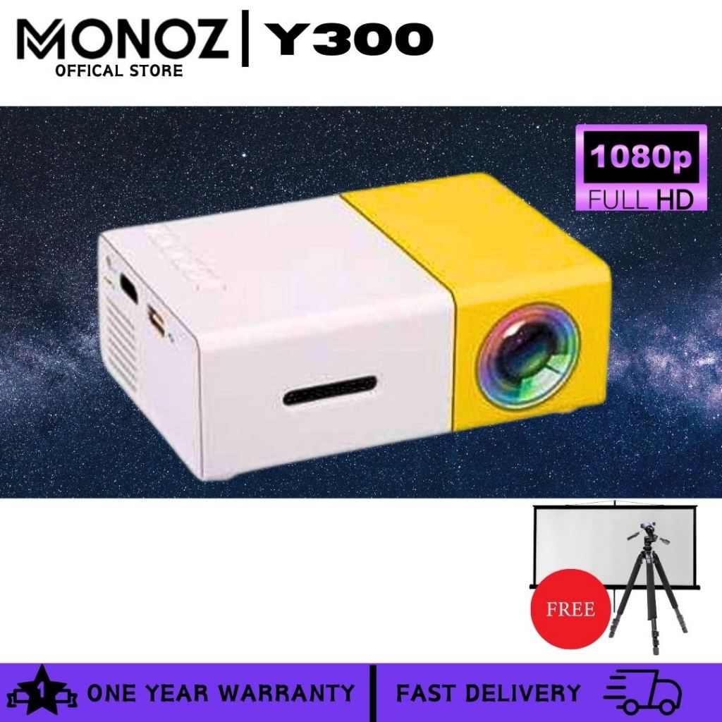 Máy chiếu Y300 Projector Máy chiếu mini cầm tay HD 1080P LED Điện thoại ...