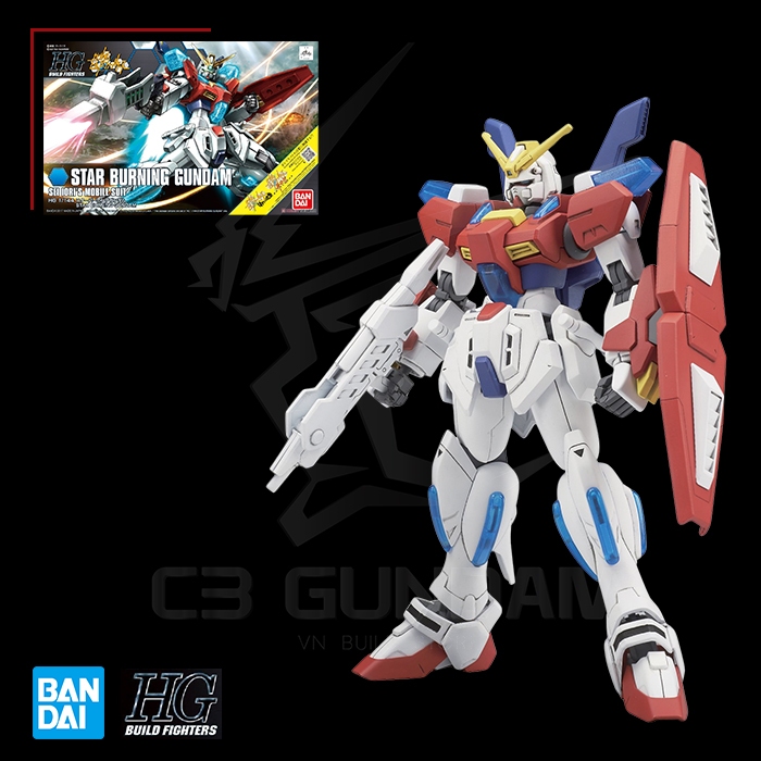 MÔ HÌNH GUNDAM HG BF 1/144 STAR BURNING GUNDAM BANDAI GUNDAM BUILD ...