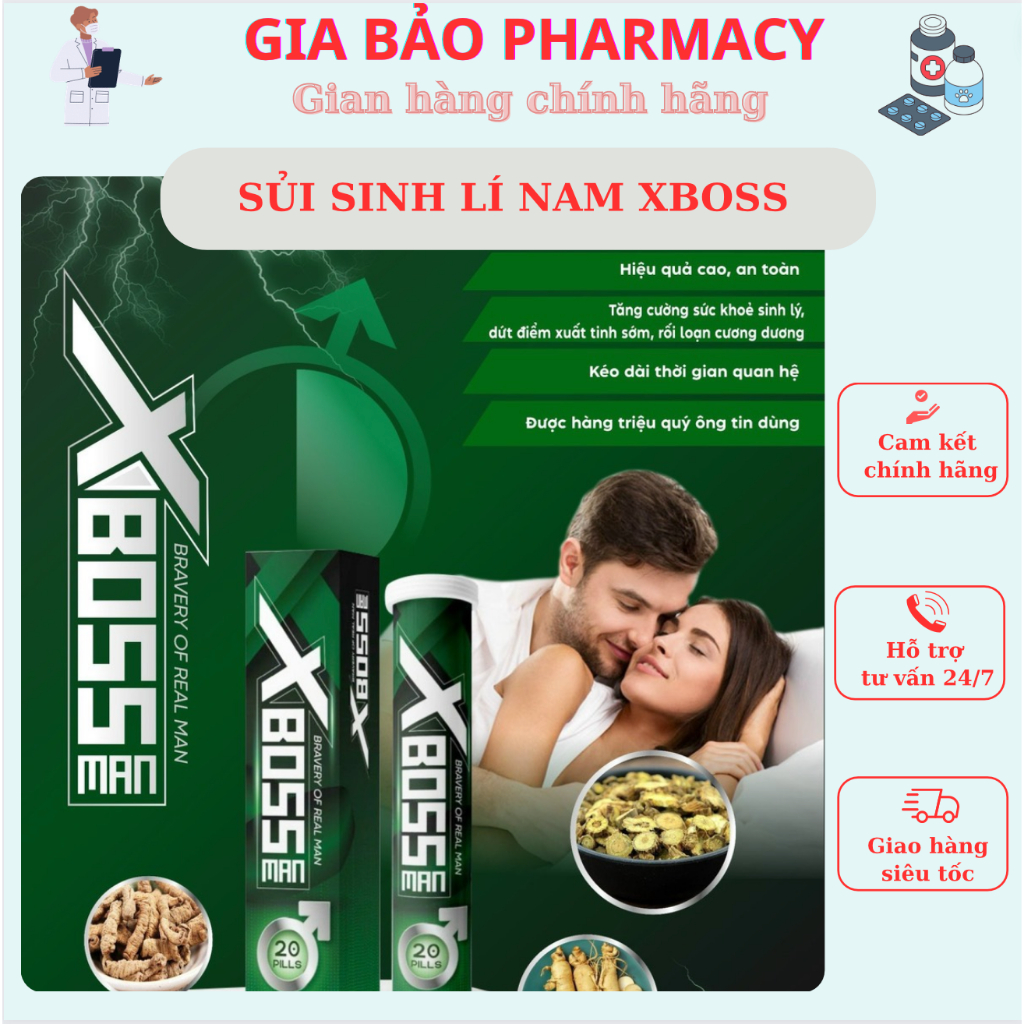 VIÊN XỦI SINH LÍ NAM XBOSS HỖ TRỢ TỐT SINH LÍ NAM | Shopee Việt Nam