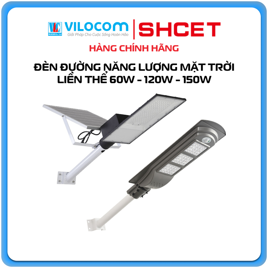 Đèn năng lượng mặt trời, đèn led Solar SHCET Cet-1060A-60W CET-114B ...