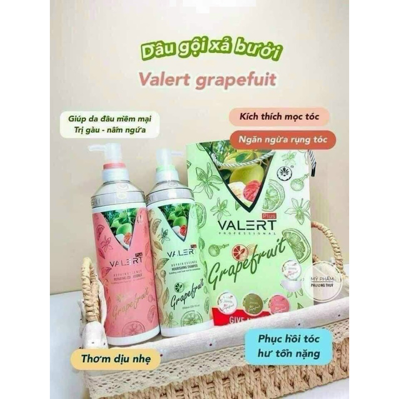 Dầu Gội xả Bưởi VALERT Ngăn Ngừa Rụng Tóc 850ml ( Hàng Chính Hãng ) | Shopee Việt Nam