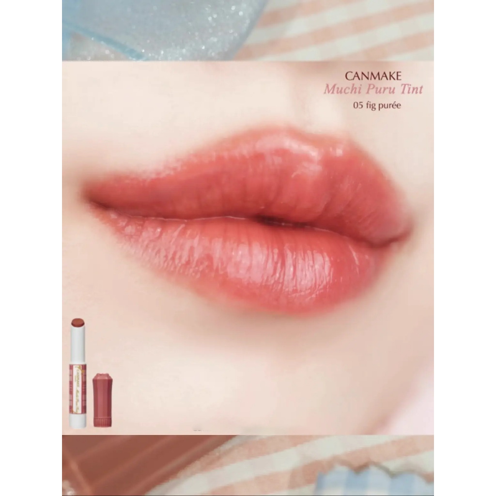 Son tint bóng Canmake Muchi Puru Tint nhiều dưỡng - Nội địa Nhật | Shopee Việt Nam