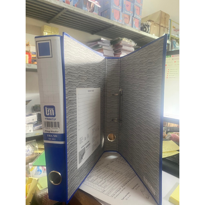 Bìa còng A4 - file còng văn phòng phẩm 3,5cm / 5cm / 7cm / 10cm - kẹp tài liệu A4 simili -1 cái ...