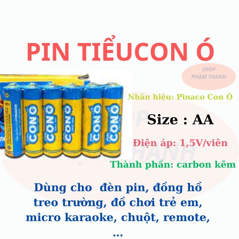 Pin ó , vỉ pin ó 6 cuc AA 1.5V dùng để gắn đồ chơi và đồng hồ trong gia ...