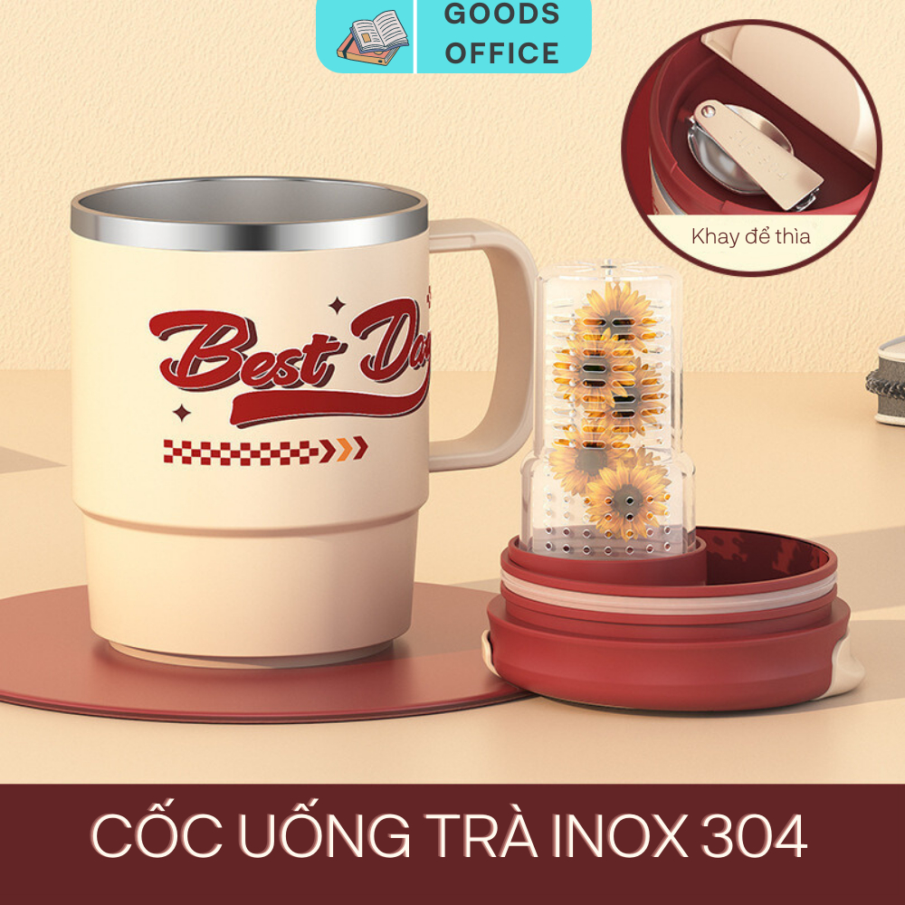 Cốc giữ nhiêt đa năng - Uống trà pha coffee - Inox dung tích 550ml ...