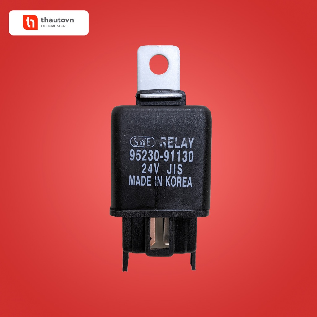 Rơ Le (Relay) 4 Chân 24V Hàn Quốc (95230-91130) | Shopee Việt Nam
