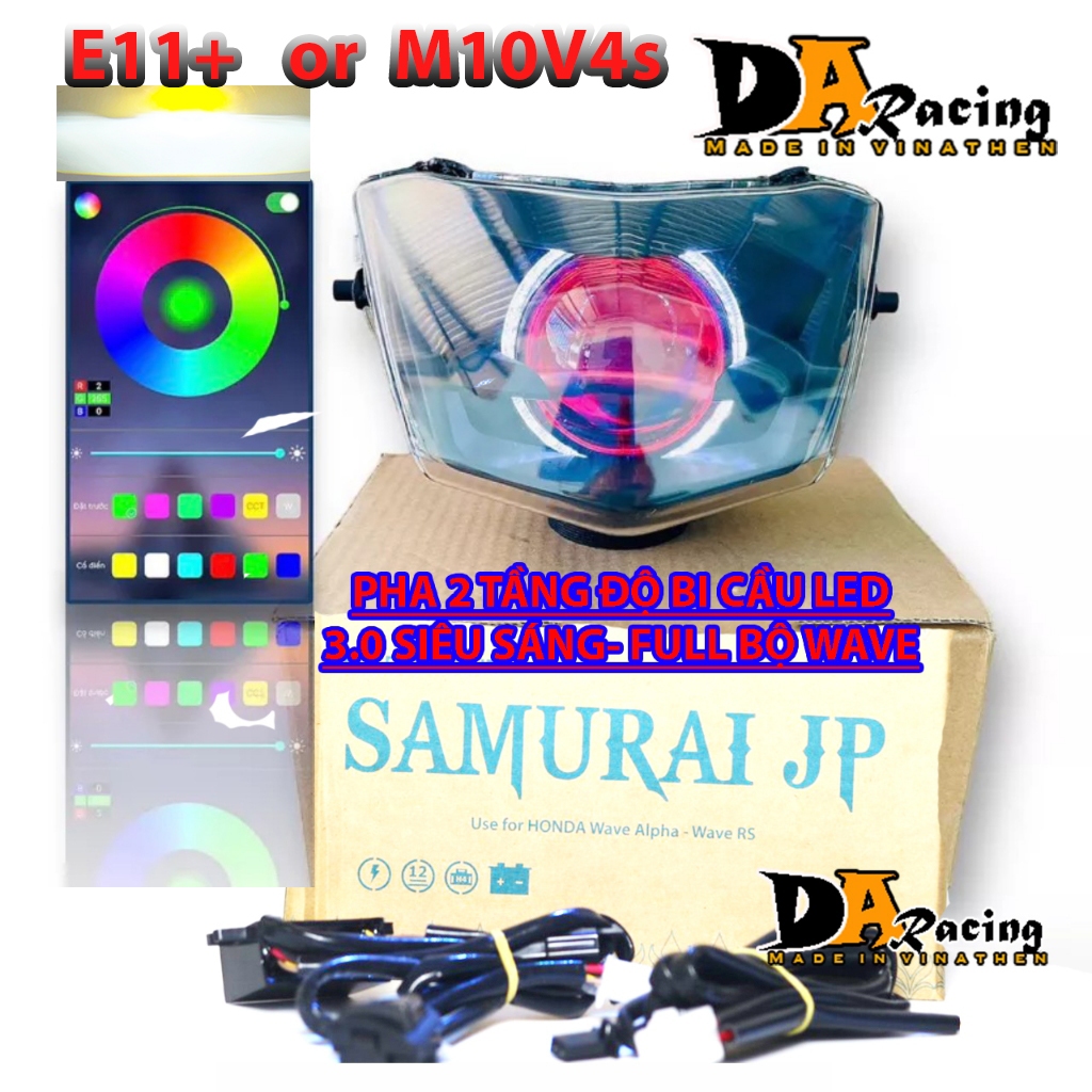 [Full bộ có pasing] Pha 2 tầng Wave độ bi f11 tâm vàng cho Wave A 100 ...