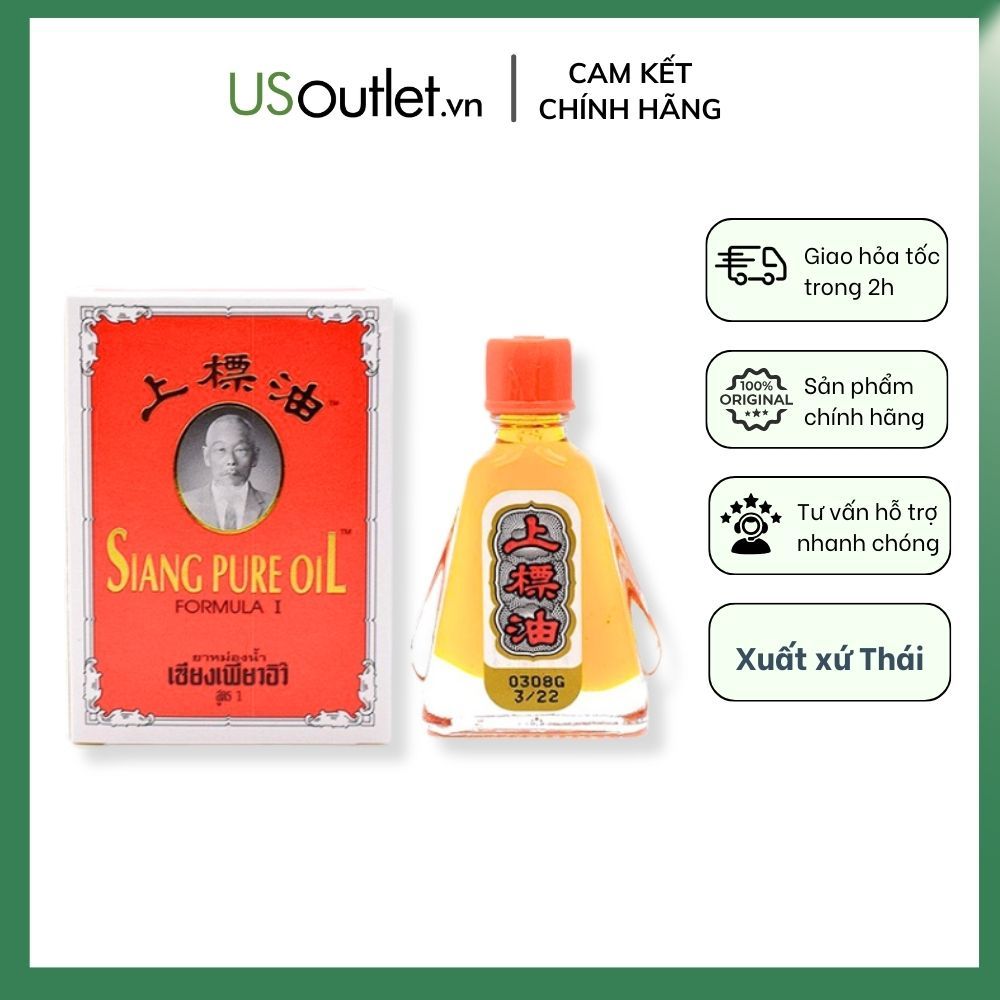 Dầu gió Thái Lan Siang Pure oil 7cc | Shopee Việt Nam