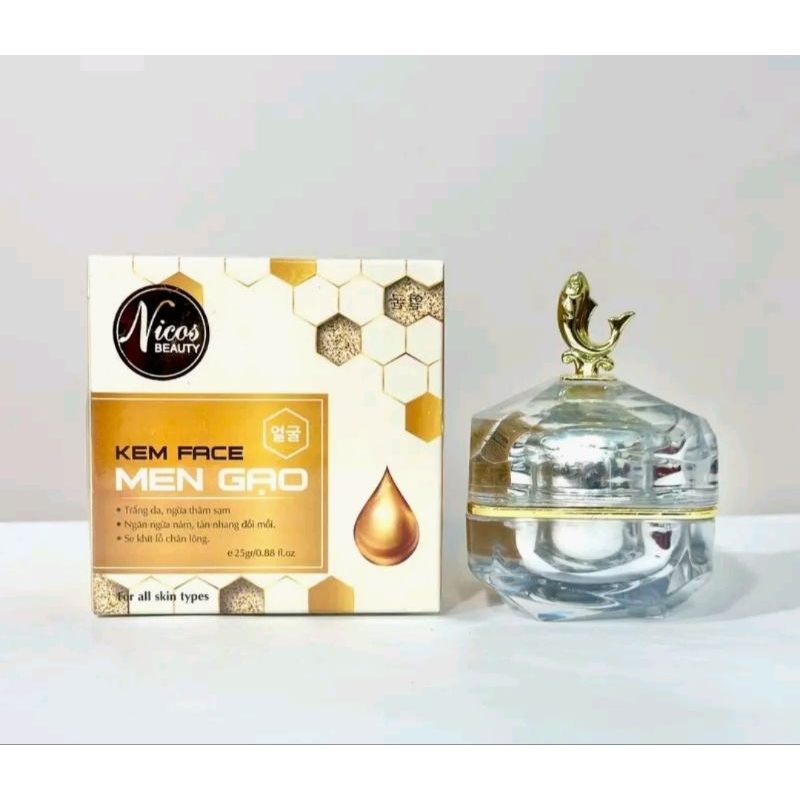 Kem Face Men Gạo Hộp Nicos 25g | Shopee Việt Nam