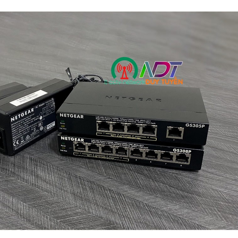 Switch NETGEAR Unmanaged GS308P / GS305P - Thiết Bị Chuyển Mạch Cấp ...