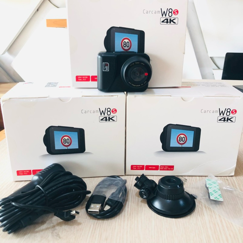 Cam hành trình W8s carcam đọc biển báo tốc độ - Ghi hình 4k - Màn hiển thị 4inch | Shopee Việt Nam