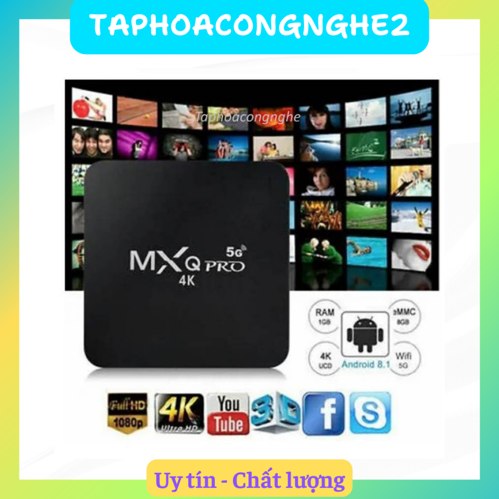 TV Box MXQ Pro 4k 5G wifi Android 10.1 4G+64GB (Bảo hành 6 tháng ...