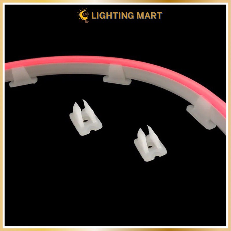 Combo 10 kẹp định hình dây Led Neon trang trí, giúp cố định dây led tạo thẩm mỹ khi tạo hình uốn ...