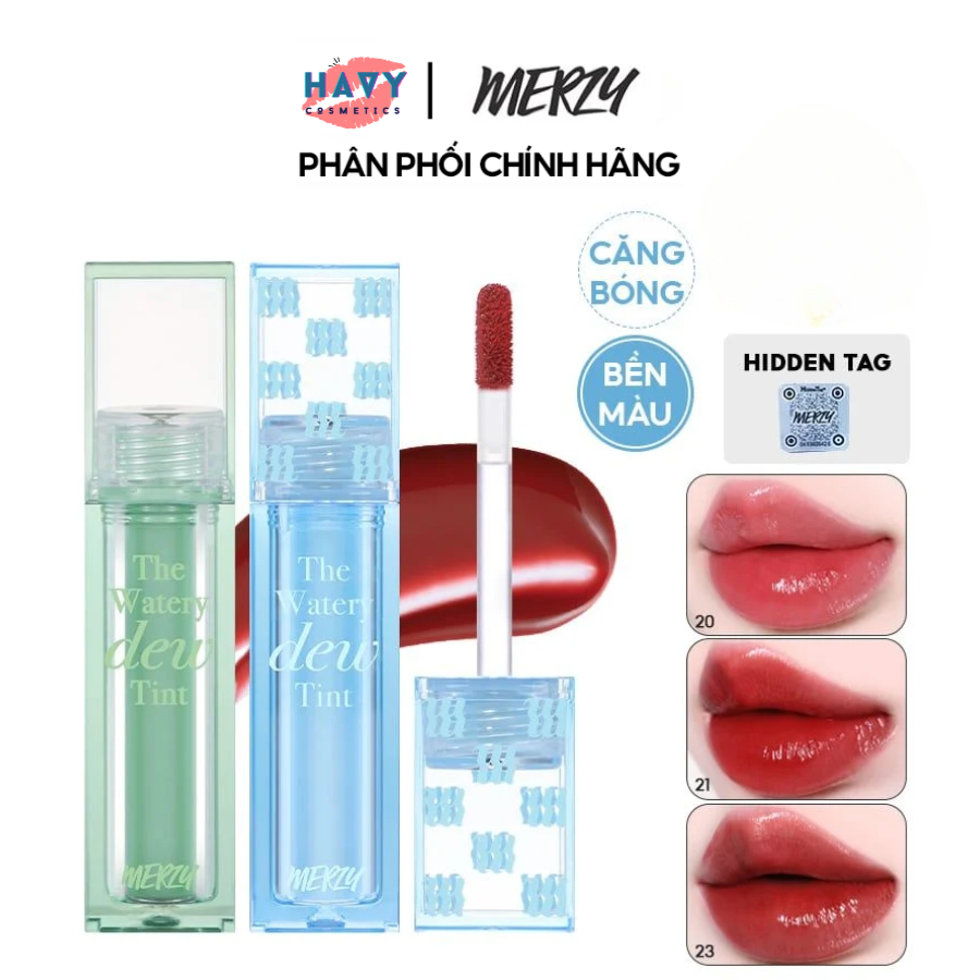 [NEW][Ver 4 Xanh Dương] Son Tint Bóng Bền Màu, Lâu Trôi Cho Đôi Môi ...
