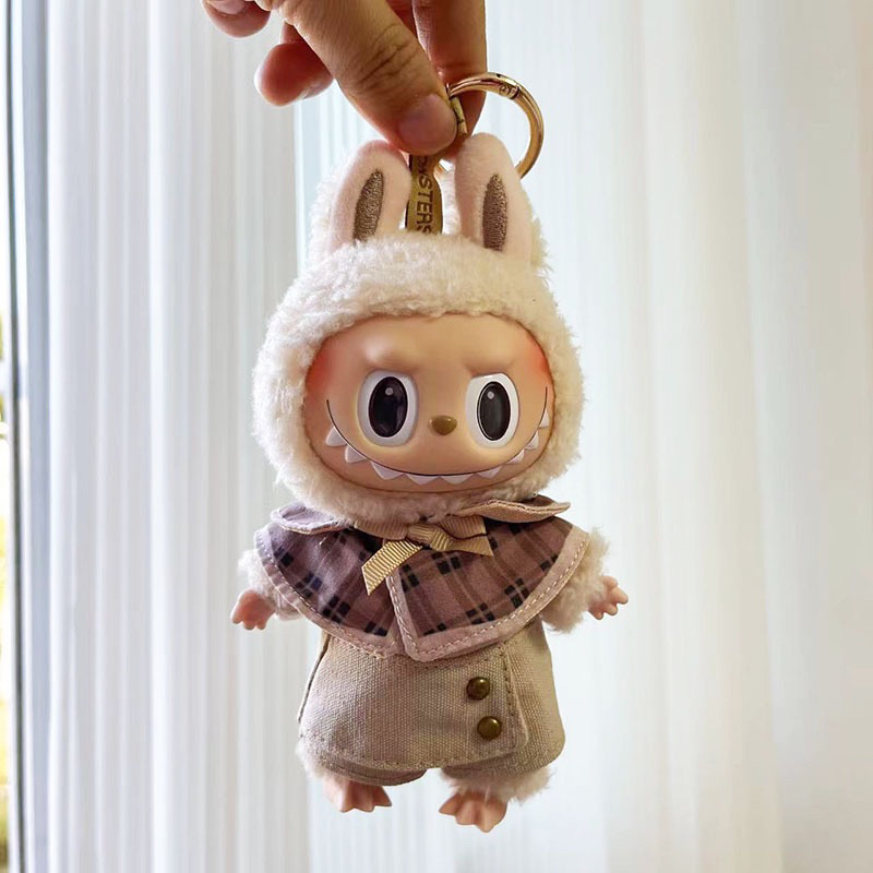 Bộ trang phục phong cách tiểu thư dành cho labubu macaron doll 15cm ...