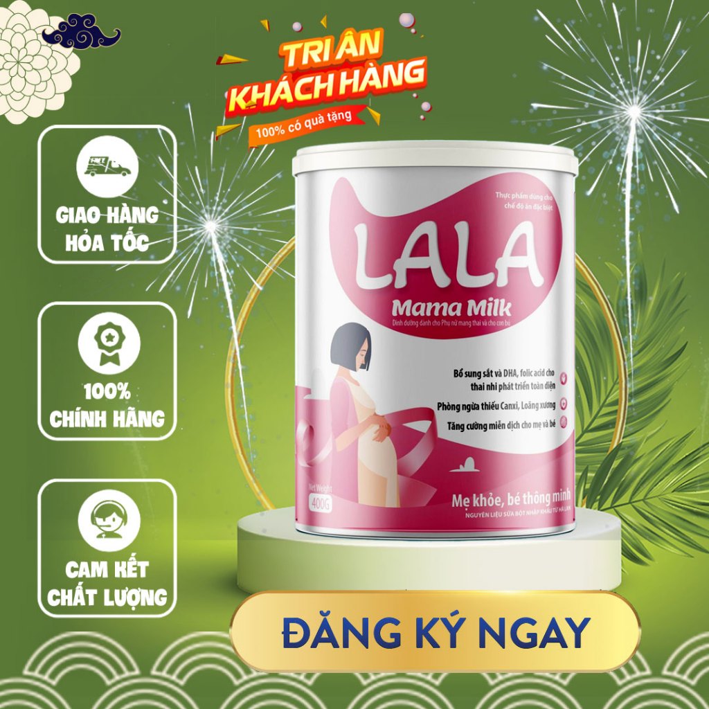 Sữa Lala Mama Milk bà bầu mang thai và đang cho con bú 900g | Shopee ...