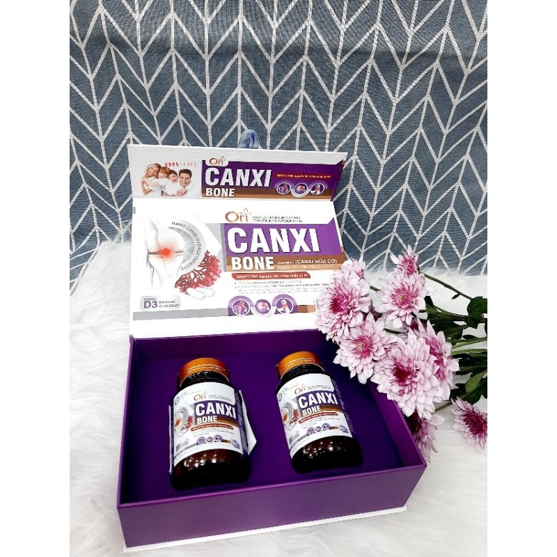 [ Chính hãng ] CANXI BONE canxi hữu cơ từ tảo biển đỏ ( hộp 2 lọ x 30 ...