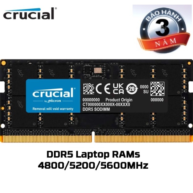 Ram DDR5 Crucial Samsung SK Hynix Micron 5600 Mhz 8GB - 16GB | Shopee Việt Nam