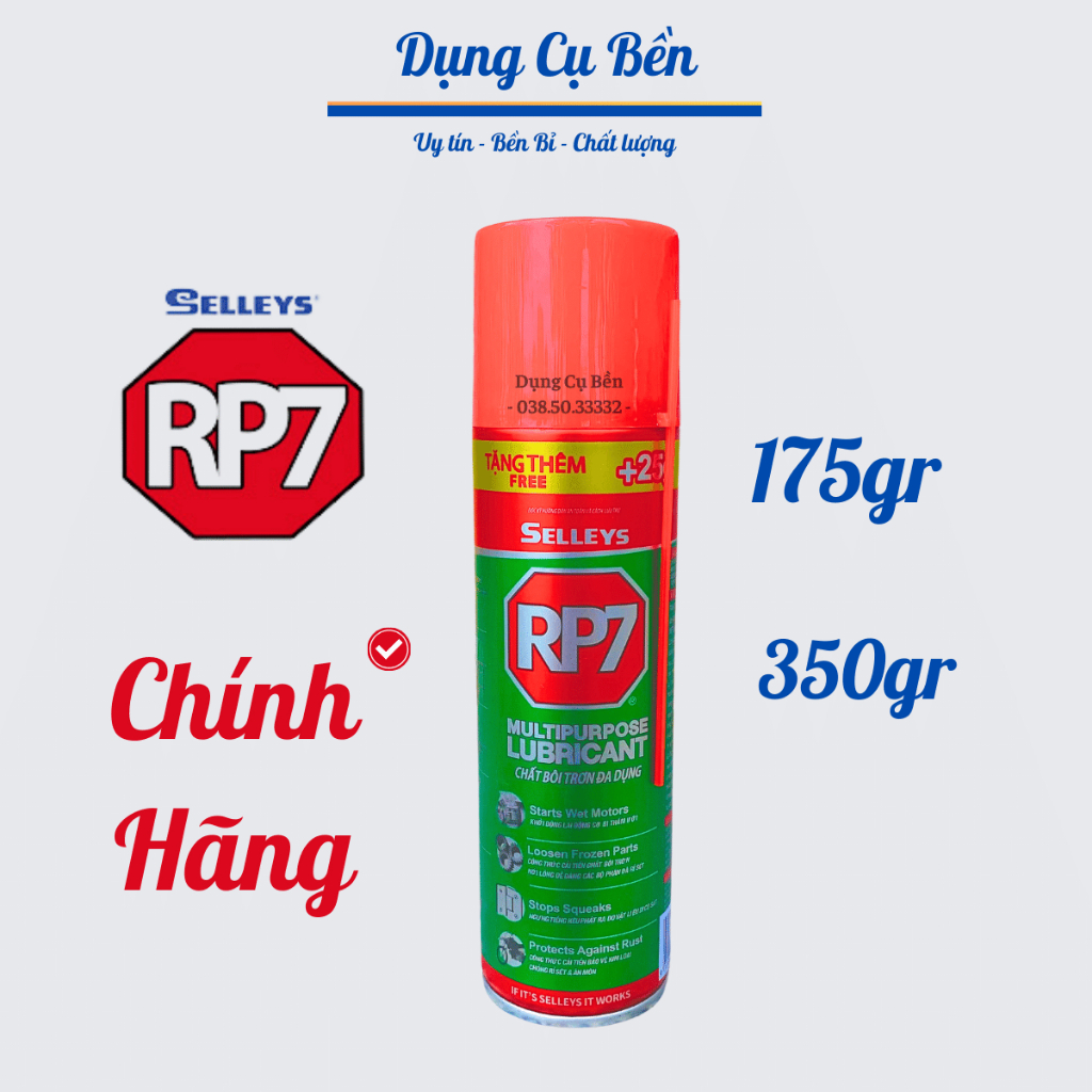 Chai xịt chống rỉ sét SELLEYS RP7 Chính hãng, bình xịt bôi trơn và bảo ...