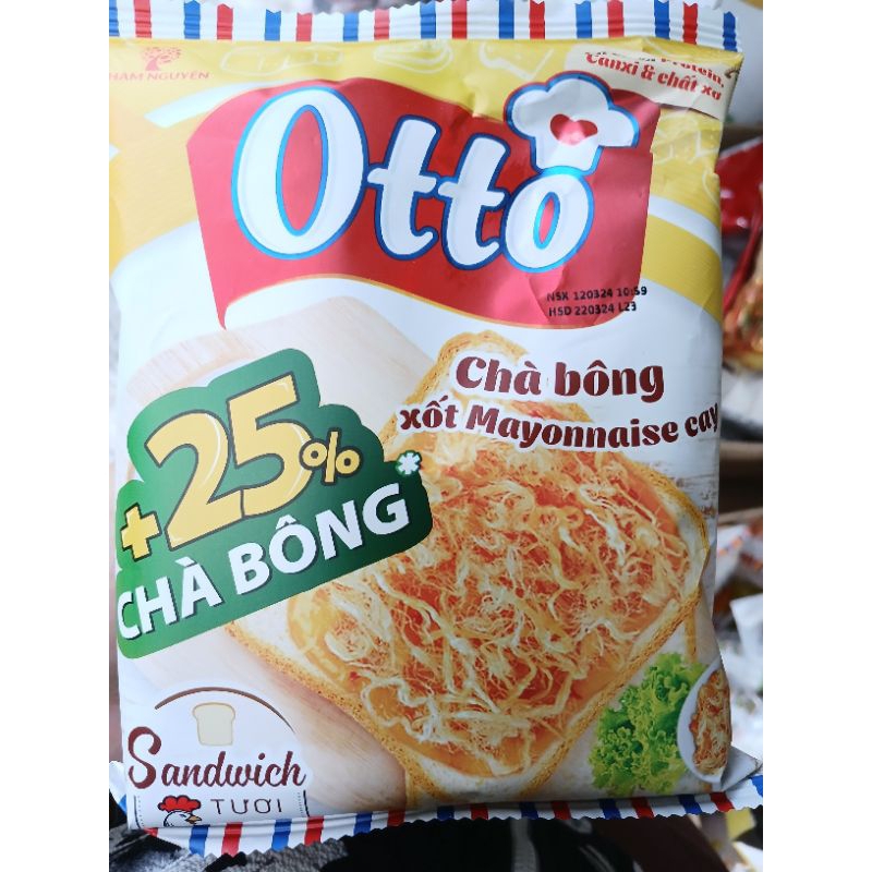 Bánh Sandwich Tươi Otto Chà Bông Xốt Mayonnaise Cay | Shopee Việt Nam