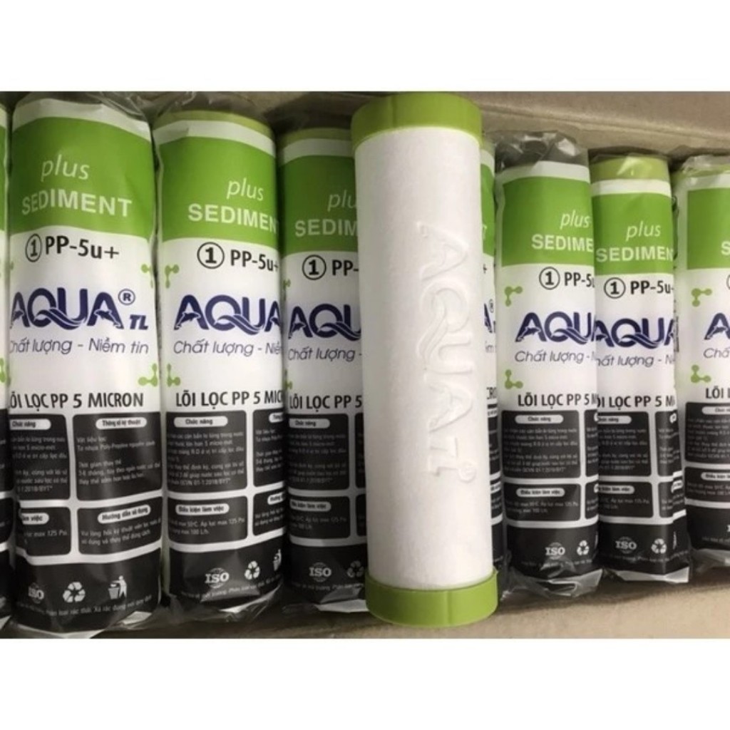 [Chính Hãng] Lõi Lọc Nước Số 1 (PP 10" 5 Mcr ) Aqua fortune | Shopee Việt Nam