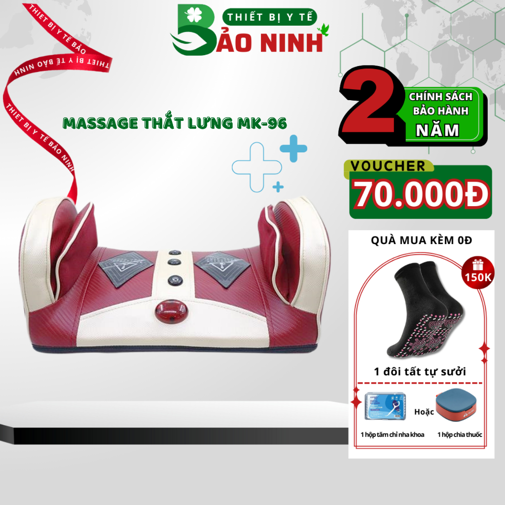 Máy massage Thắt Lưng MK-96, 9 Chế Độ Rung, 30 Điểm Xung Điện, Ánh Sáng ...
