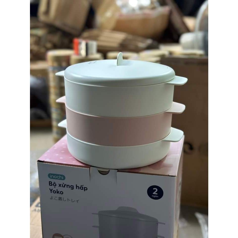 Bộ xửng hấp Yoko 2 ngăn Inochi HKM Anfa | Shopee Việt Nam
