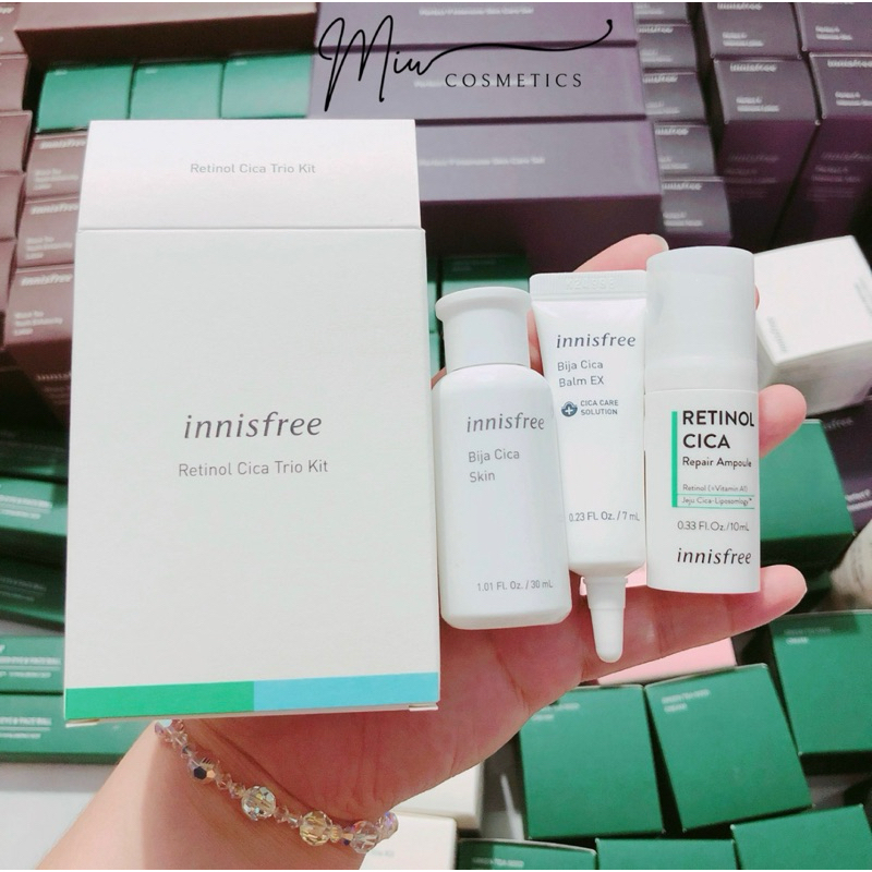 [HSD 03/25] Bộ Dưỡng Phục Hồi Da Innisfree Retinol Cica Trio Kit ...