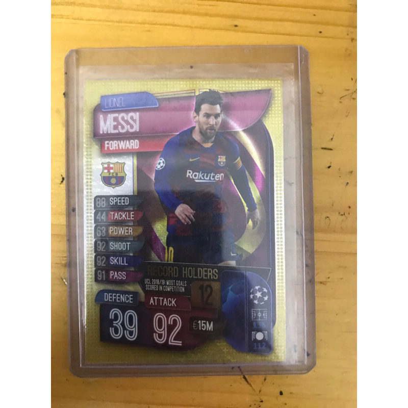 THẺ lẺ- Match Attax-lionel Messi-Record Holders | Shopee Việt Nam