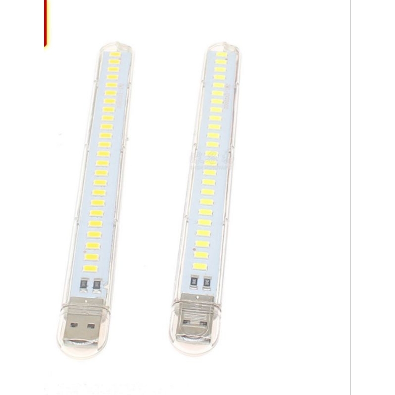 Đèn led 24 led (18cm), dây chân đế cổng usb kim loại. | Shopee Việt Nam