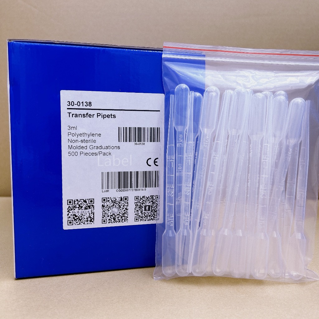 [Hàng cty] Transfer pipet 3 mL Pipet Pasteur Nhựa 3Ml Chia Vạch 3ml ...