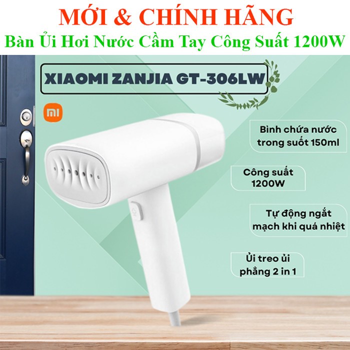 Bàn ủi (Bàn là) hơi nước Xiaomi Zanjia GT-306LW GT-306LP GT-306LG cầm tay nhỏ gọn công suất ...