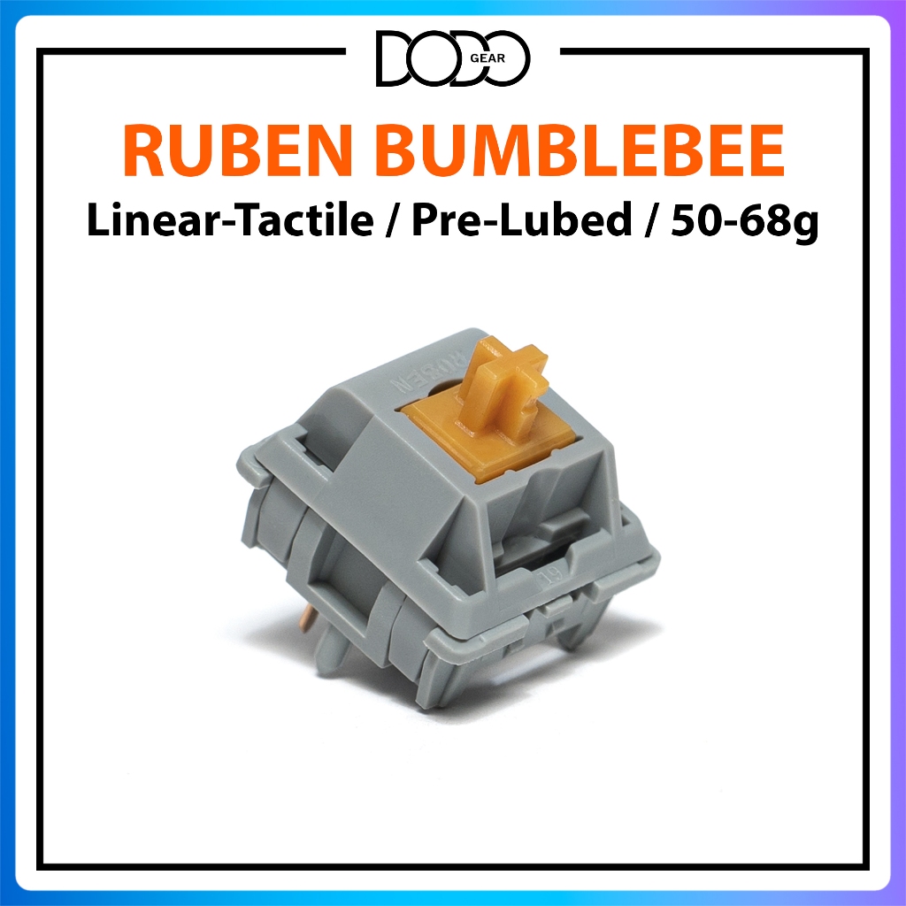 Switch Ruben Bumblebee 5 PIN Linear 50g Tactile 68g công tắc bàn phím ...