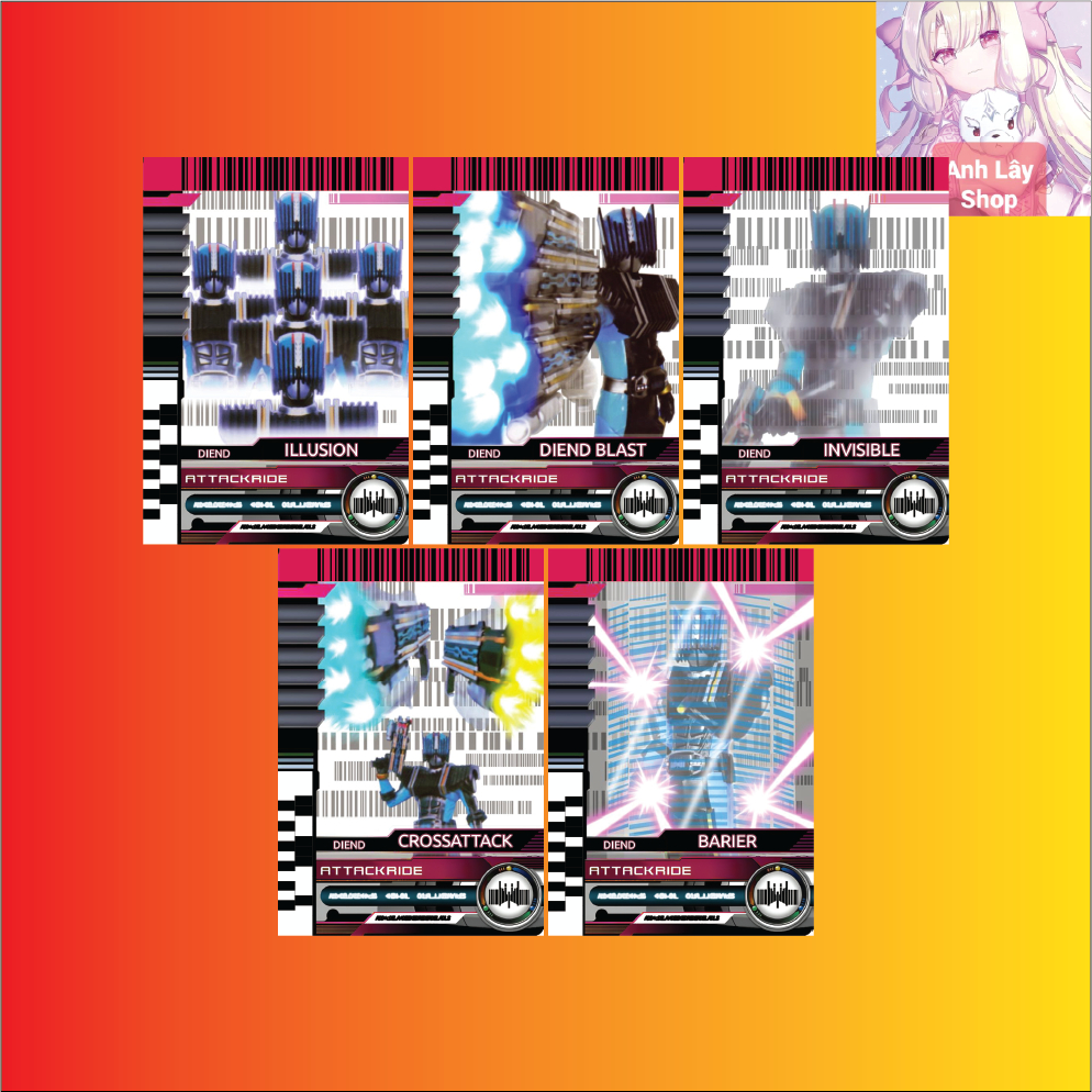 [Có Sẳn]Đồ chơi Rider card In csm dx bootleg đọc được ( card bán lẽ ...