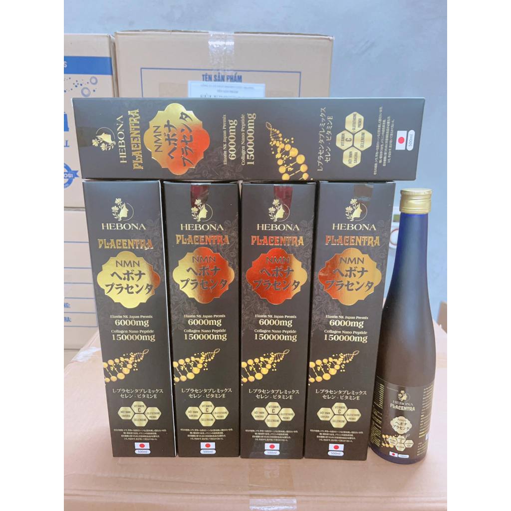 Nước uống Hebona Placentra NMN Elastin, Collagen Peptid 150000mg - Giúp ...